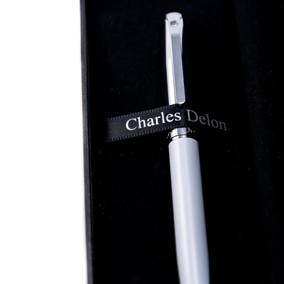 Charles Delon | Office | Charles Delon Silverwhite Ballpoint | Poshmark